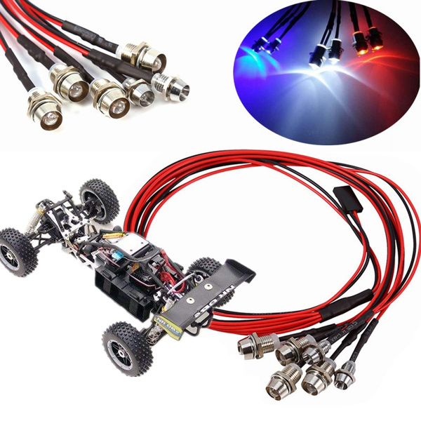 6 LEDs 3-7V Light Set Headlight Taillight For 1/10 RC Model Car Truck LQLQ | Wish