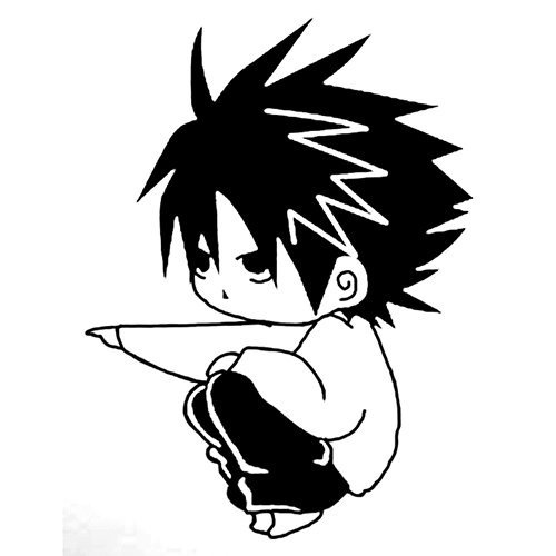 RUKI Death Note L 5" Decal Sticker for Cars Laptops Tablets Skateboard ...