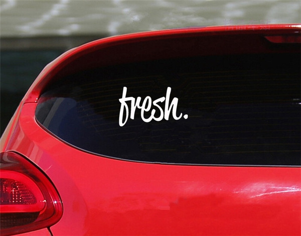 Fresh. Sticker Decal Vinyl JDM Car Truck Window Ticker LLT183m | Wish