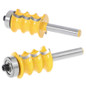 Large Triple Bead Column/Face Molding Router Bit -1/4" Shank For ...