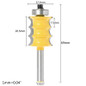 Large Triple Bead Column/Face Molding Router Bit -1/4" Shank For ...