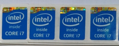 100% New Original For 4th Generation Intel Core I7 Sticker Size:16x21mm ...