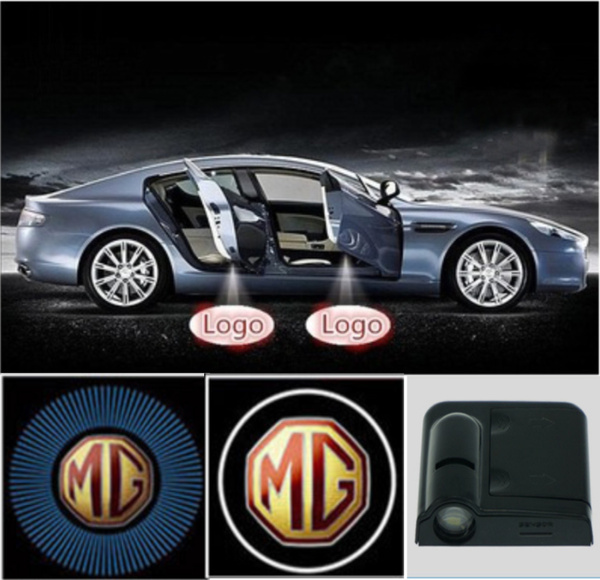 2 X 3D Wireless Car Door LED Welcome Laser Projector Logo Ghost Shadow ...