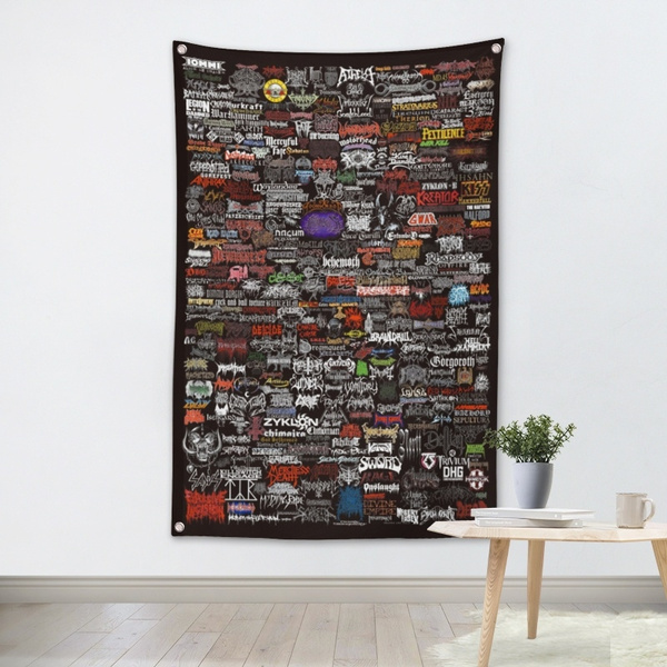 Paper Heavy Metal Banner flags Design & Templates etna.com.pe