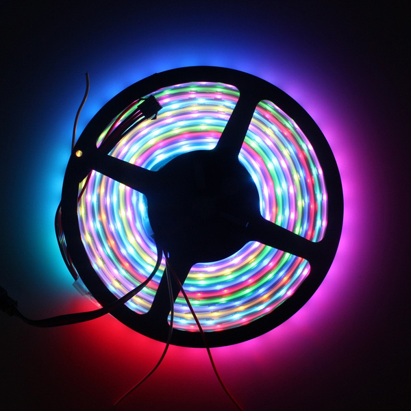 LED String Light WS2812B Built-in 50 RGB LED Strip 5V WS2812B Built-in ...