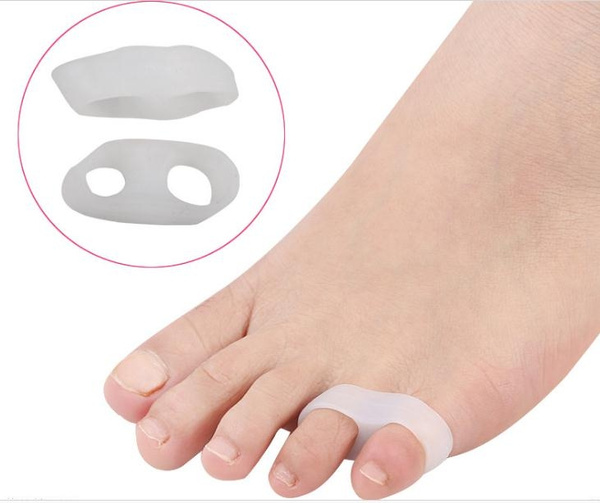 1Pair Little Toe Pinkie Thumb For Daily Use Hallux Valgus Silicone Gel ...