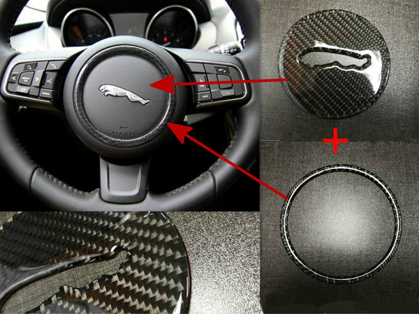Car Styling Steering Wheel Center Decorative Badge Sticker for Jaguar ...