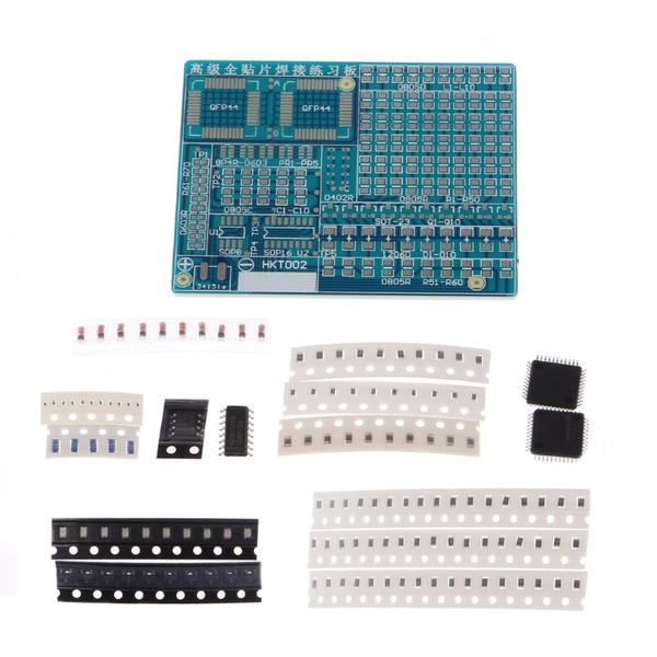 SMT Components SMD Soldering Practice Board Plate DIY Kit Diode ...