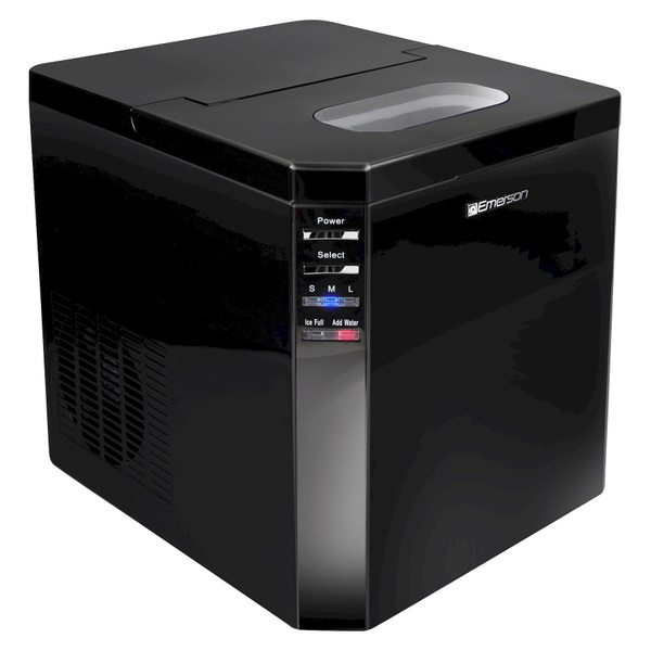 Emerson IM93B Portable Countertop 27 lbs Ice Maker Refrigerator w/Ice ...
