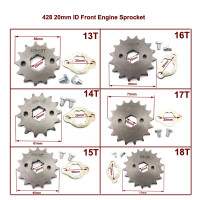 XLJOY 428 20mm ID Front Engine Sprocket For 50cc-160cc Apollo TTR SSR ...