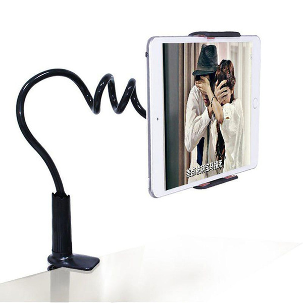 Universal Long Arm Clips Tablet Lazy Bed Desktop Cell Phone Holder Car ...