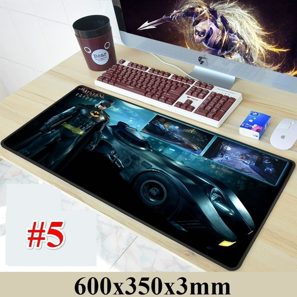 600x350x3mm Arkham Knight Batman Keyboard Mouse Pad Large Gaming Mouse ...