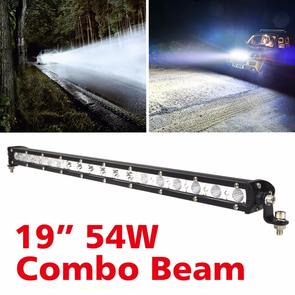Leegoal 18W/54W LED Light Bar Grill Spot Work Lights for Off Road ATV ...
