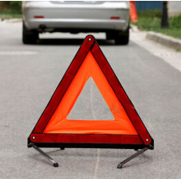 Road Warning Triangle Folding Car Emergency Tripod Reflective ...