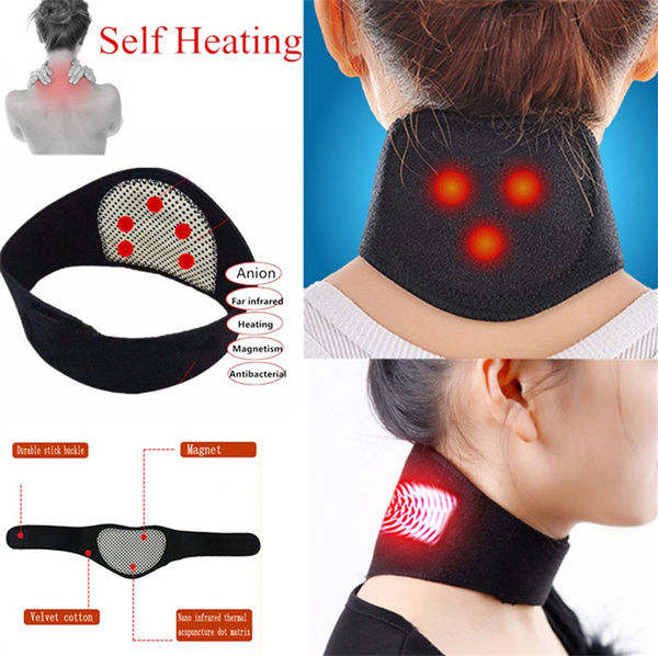 1 PC Magnetic Therapy Neck Belt Tourmaline Self Heating Magnetic ...