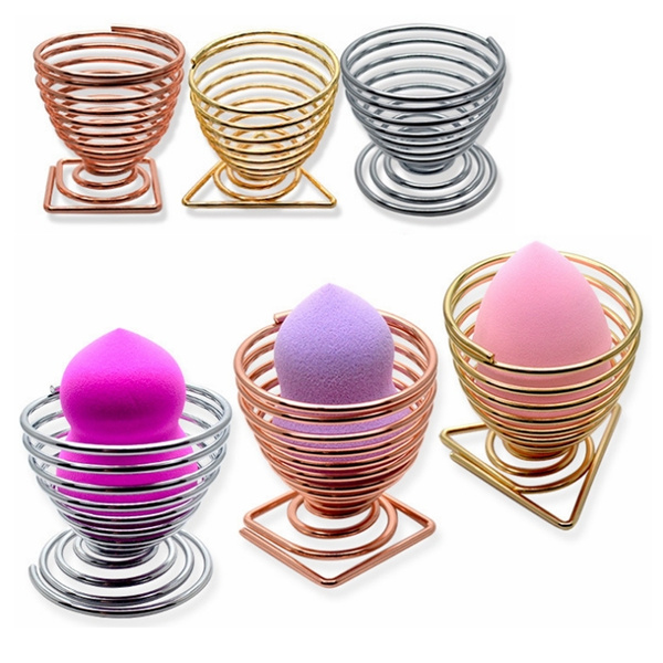 2017 New Makeup Puff Holder Gourd Shape Sponge Brush Egg Stand Bracket ...