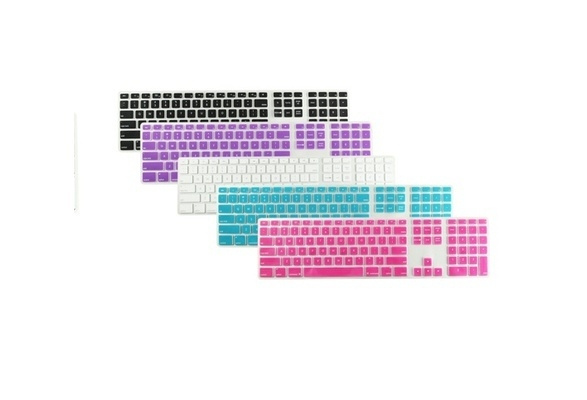 Ultra Thin Silicone US Keyboard Skin Cover With A Numeric Keypad For ...