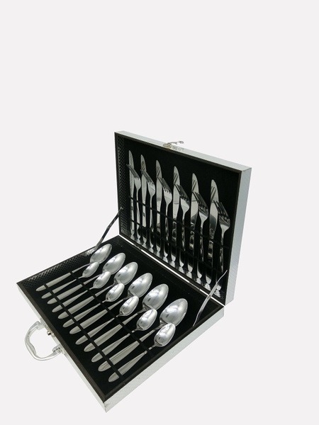 Silverware Box Set 24pcs High Quality Stainless Steel Flatware ...