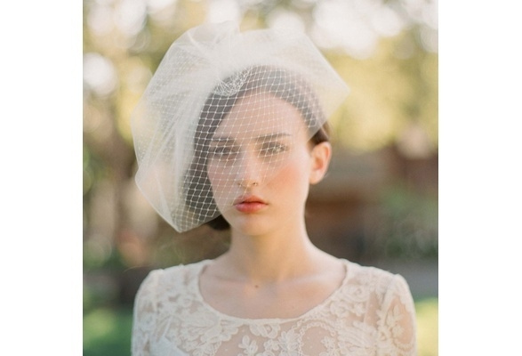 Cute!2-Tier Vintage Classic Europe Style Birdcage Hair Net Face Veil ...