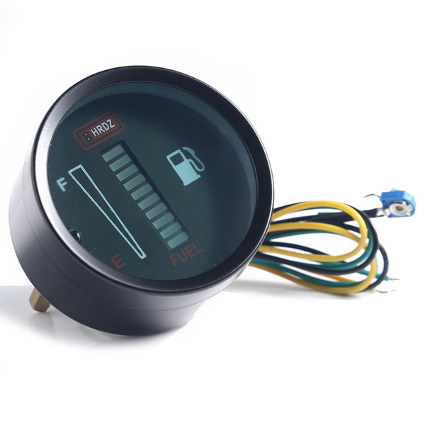 50mm Car Fuel Meter LED Digital DC12V Motorcycle Fuel Gauge Instruments ...