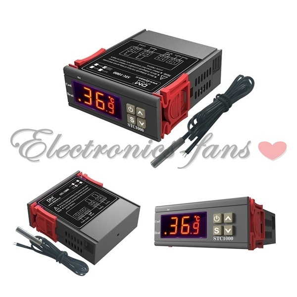 STC-1000 Digital 110-220V/AC Temperature Controller Thermostat Aquarium ...