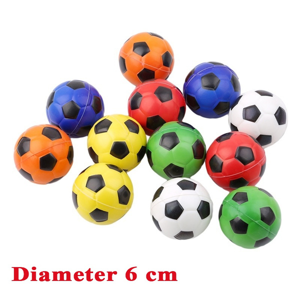 12 Pcs/set Table Soccer Foosballs Replacements Mini Multicolor Soccer ...