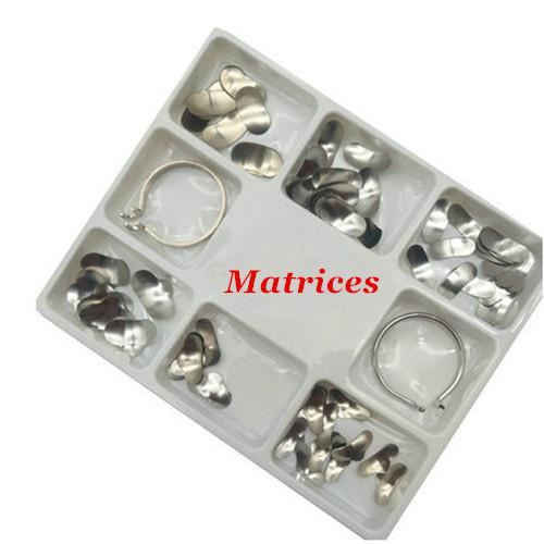 100pcs Dental Matrix Sectional Contoured Metal Matrices Full Kit | Wish