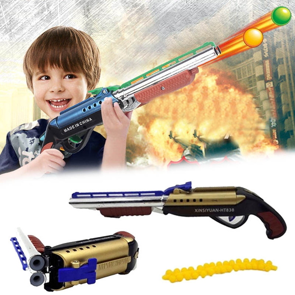 Combat Double Tube Shotgun Toys Bullet Hunting Rifles Water Bullets Gun ...