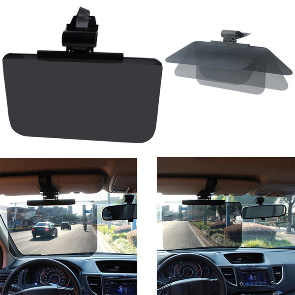 Car Shade Sun Visor Shield Extension Extend Driving Window Mirror Anti ...