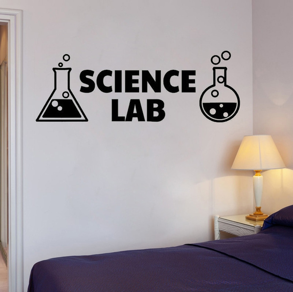 Science Lab Vinyl Wall Stickers Science Classroom Decor Decal Chemistry ...
