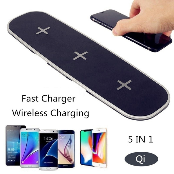 5 In 1 Fast Wireless Charger Universal Portable Induction Pedestal | Wish