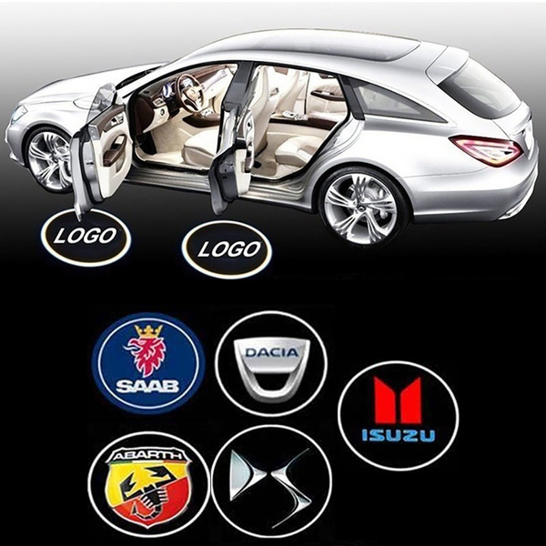 2 x Wireless Car Door Welcome Lights Courtesy Lights | Wish