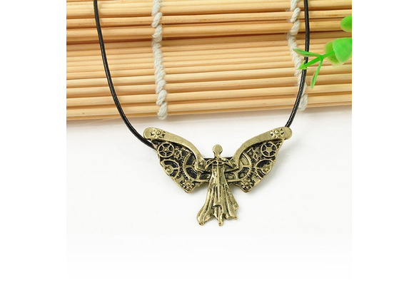 Tessa's clockwork angel necklace store