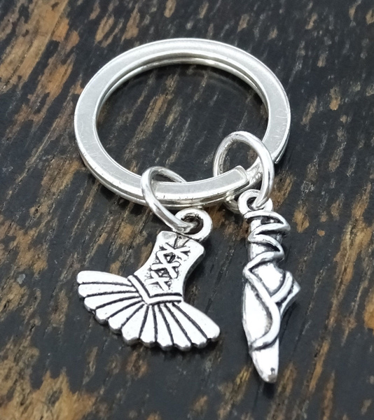 Personalized，Ballerina Keychain, Ballerina Pendant, Ballet Keychain ...