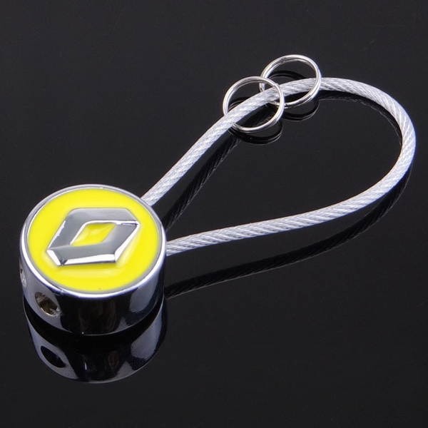 1 x Metal Car Key Chain Key Ring for Renault Twingo Clio Captur Megane ...