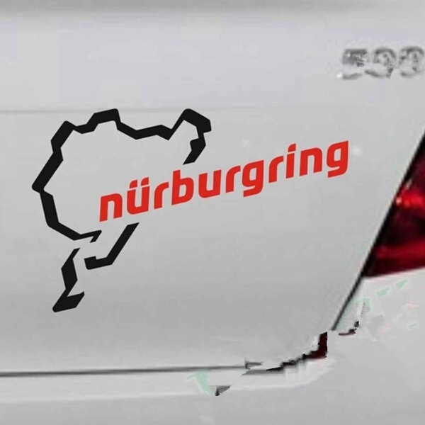 The Racing Track Nurburgring Car Sticker Race Car Motorsport Vinyl ...