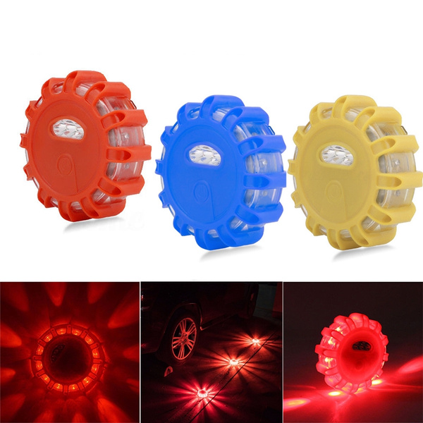 GZDL LED Road Flares Hazard Flash Emergency Warning Roadside Safety ...