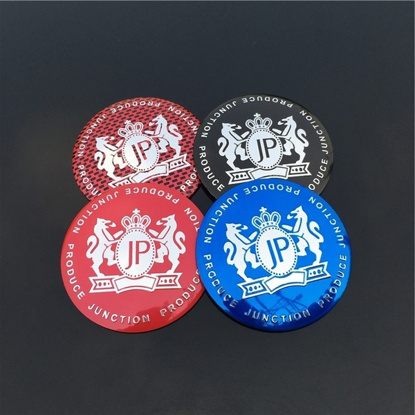 4 x 56.5mm Junction Produce JDM Car Wheel Center Hub Cap Stickers Badge ...
