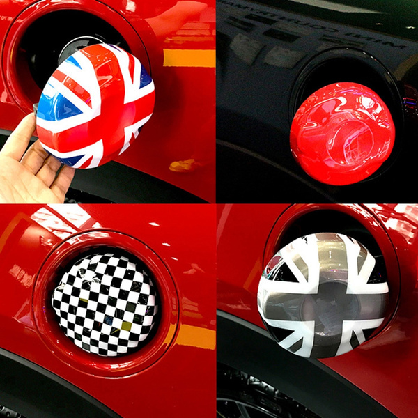 ABS Union Jack Flag Fuel Tank Cap Cover Sticker Case Decoration For ...