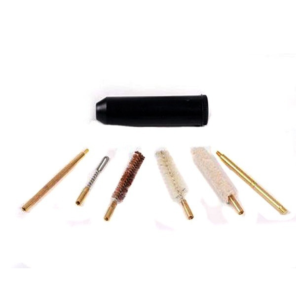 .357 .38 9mm Pistol Hand Gun Cleaning Kit 7 Brushes Brass Rods Cleaner ...