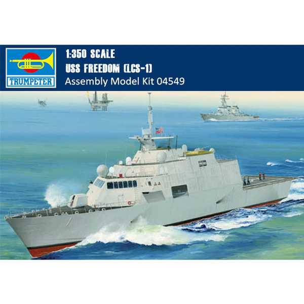 Trumpeter 04549 1/350 Scale USS Freedom LCS-1 Warship Military Plastic ...