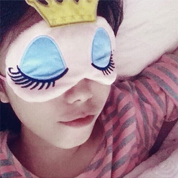 Princess Crown Eyes Cover Travel Sleeping Blindfold Shade Eye Mask | Wish