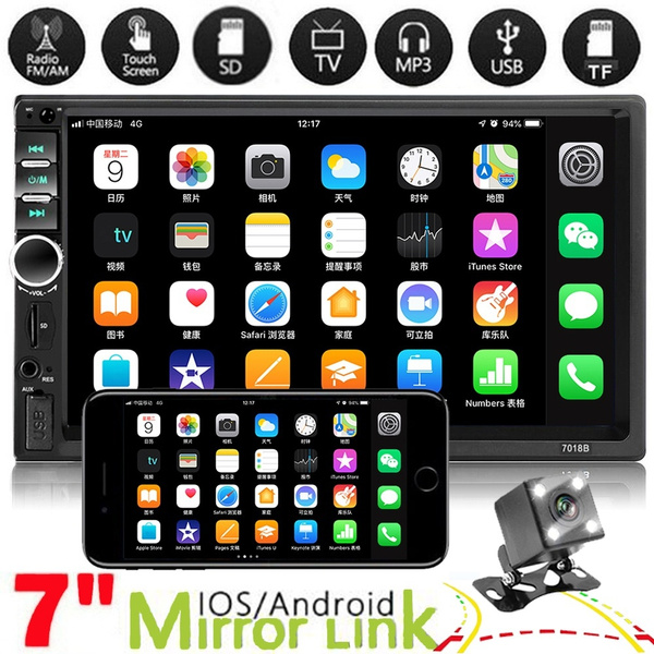 HOT 7" HD Bluetooth In Dash Touch Screen 2 Din Car Stereo Radio BT ...