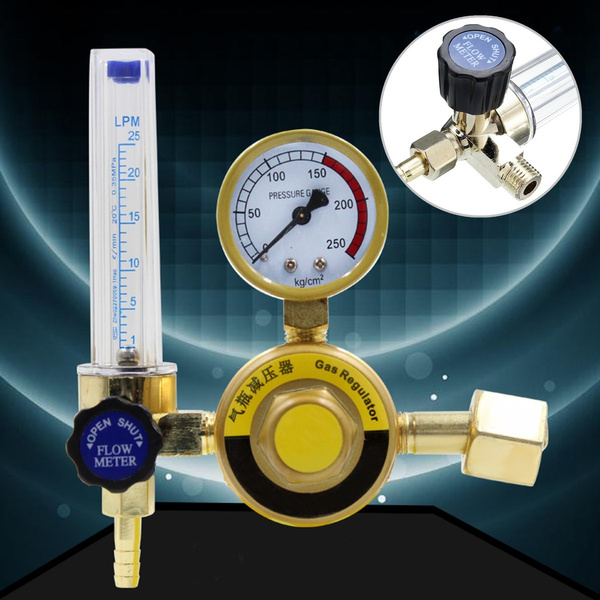 Mig Argon Flow Meter CO2 Regulator Welding Weld Air Compressors Flow ...