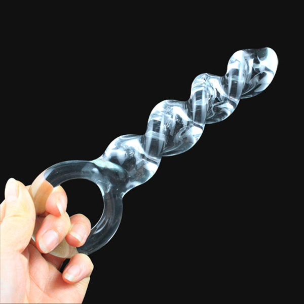 Spiral glass crystal adult female hand massage stick | Wish
