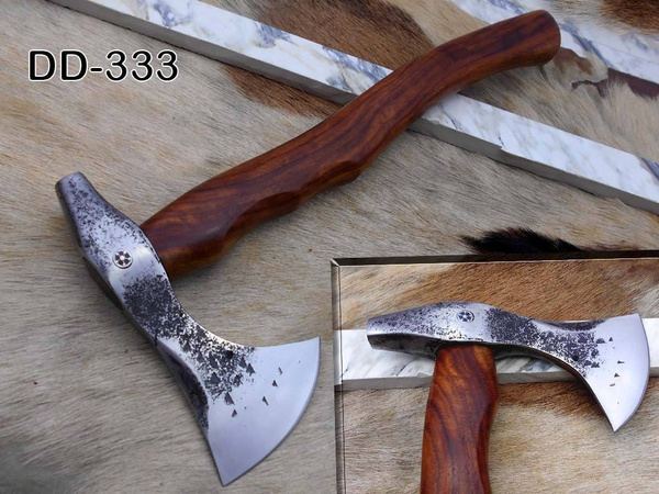 tomahawk Axe bearded hiking battle axe 14 Inches long Hand Forged ...