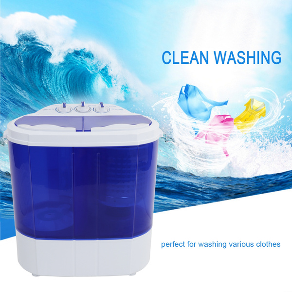 Portable Counter Compact Washer Washing Machine Semi-automatic Twin ...