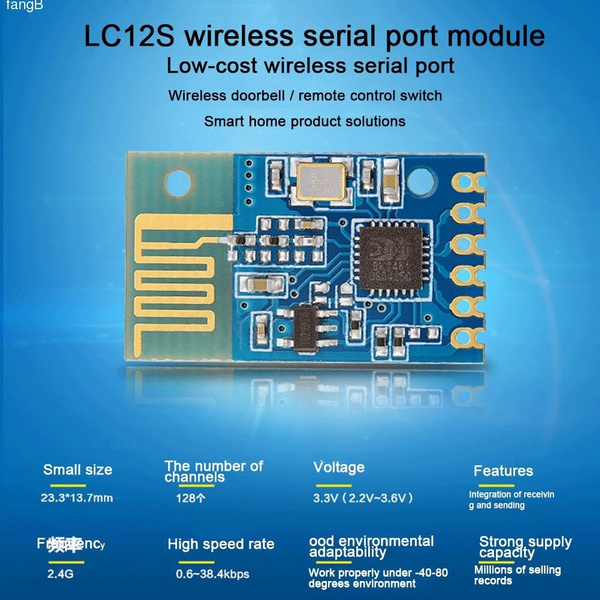 LC12S UART Serial Port Pass-through Wireless Transceiver Module 128 ...