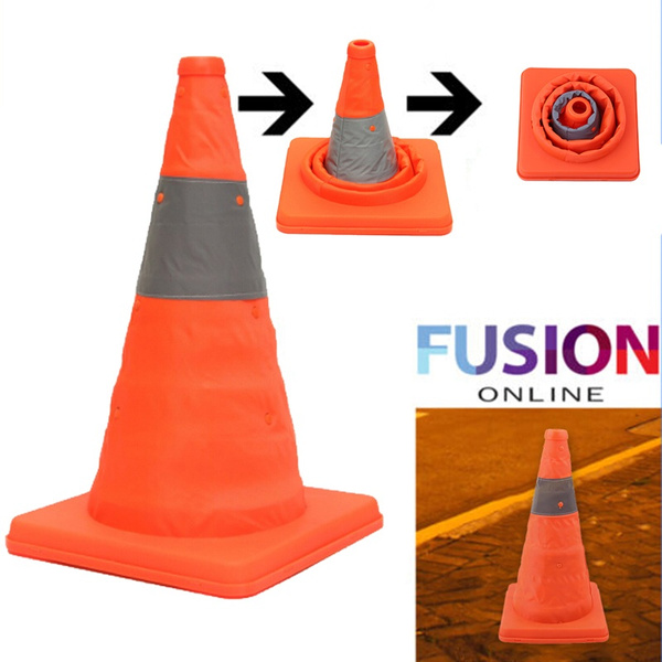 Folding Collapsible Light Up Traffic Multi Purpose Up Reflective Safety ...