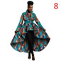 Autumn African Trench Coat for Women African Print Tops Long Sleeve ...